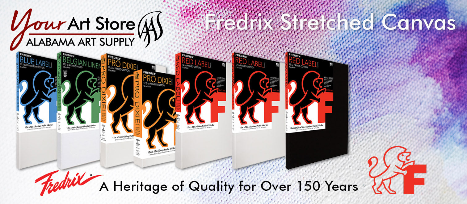 Fredrix Stretched Canvas – Alabama Art Supply