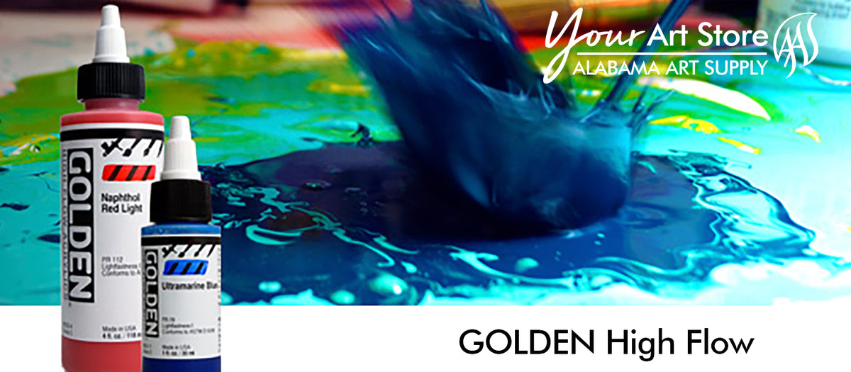 GOLDEN HIGH FLOW ACRYLICS – Alabama Art Supply