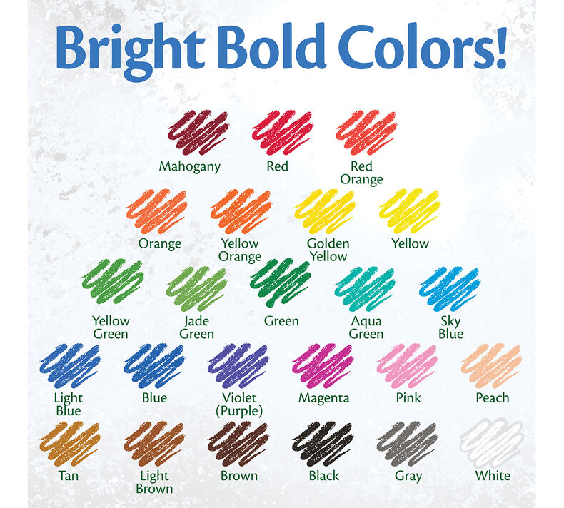 Crayola Colored Pencil Set, Assorted Colors, 24 Count (Crayola ...