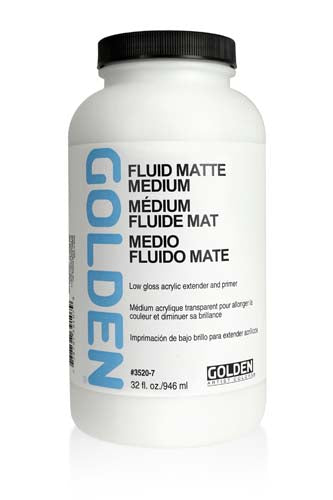 Fluid Matte Medium (Golden Acrylic Mediums) – Alabama Art Supply