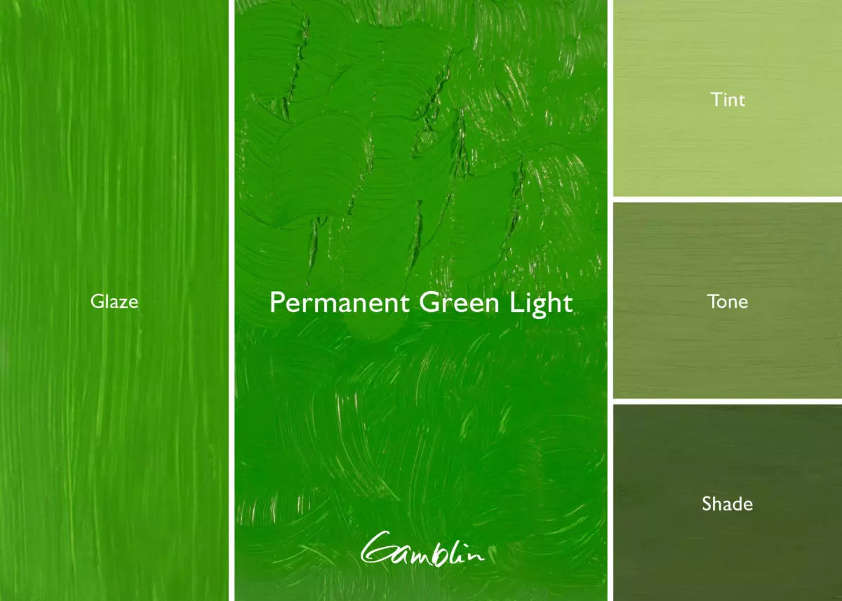 Permanent Green Light (Gamblin Artist Oil) – Alabama Art Supply