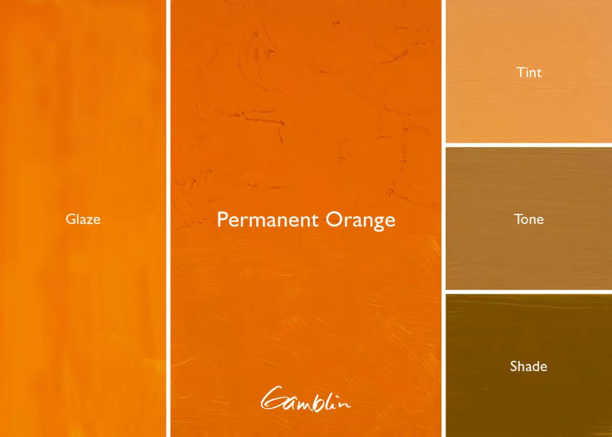 Permanent Orange (Gamblin Artist Oil) – Alabama Art Supply