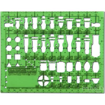 Stage Fixture 1/4in Field Template™ (Field Template) – Alabama Art Supply