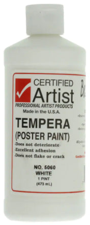 White BesTemp Tempera Poster Paint (Certified Artist) – Alabama Art Supply